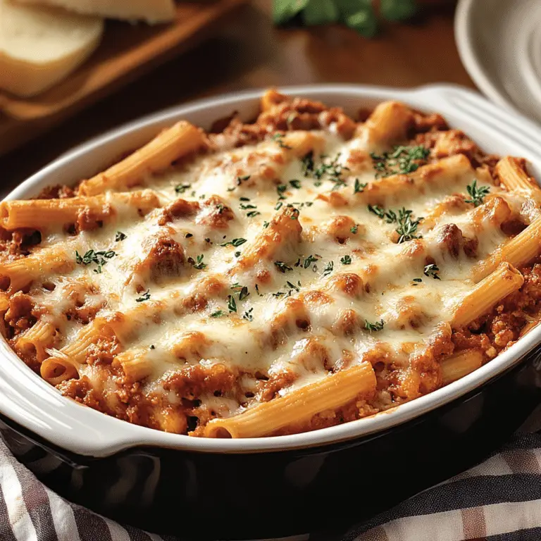 Classic Baked Ziti with Italian Flavors Recipe – Paradise Dishes