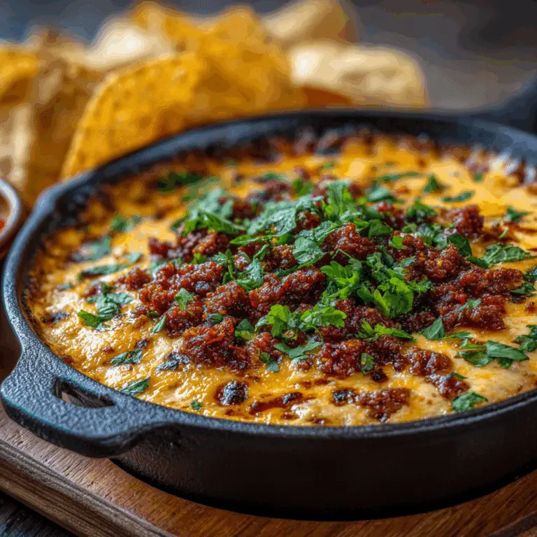 Irresistible Cheesy Chorizo Queso Fundido Dip Recipe – Paradise Dishes