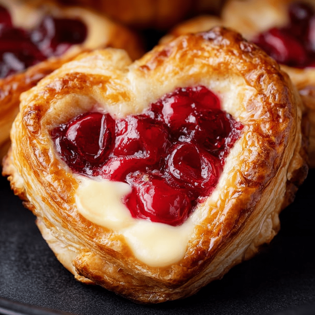 Easy Cherry Cheese Danish – Paradise Dishes