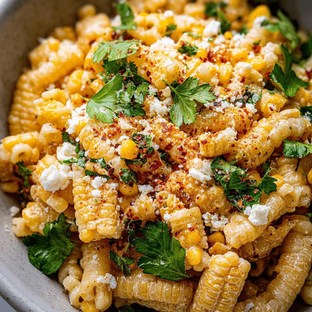 Healthy Street Corn Pasta Salad – Paradise Dishes